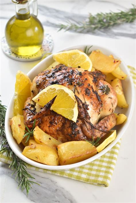 Gebratene Orange Hähnchen Mit Kartoffeln Perfekt Für Die Feiertage Leckere Rezepte