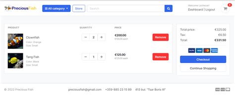 GitHub LachezarStamenov Online Fish Shoping Platform