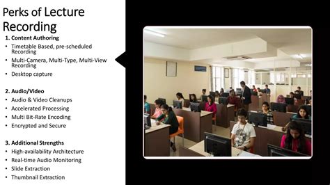 Lecture Capturing System And Its Advantages Ppt