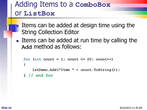 lecture set 10 windows controls and forms ppt download