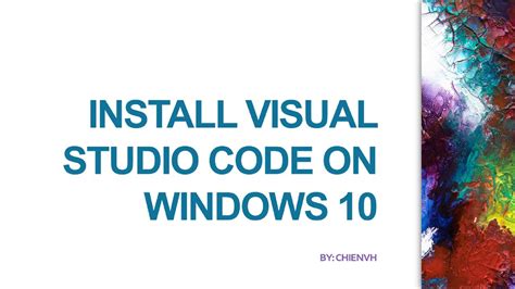 Install Visual Studio Code On Windows YouTube