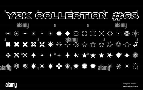 Vector Set Of Geometric Shapes With Black Background Stock Vector Image
