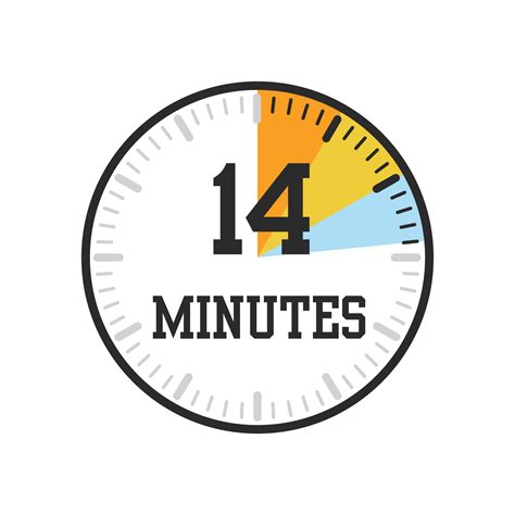 14 Minutes Timer Clock Icon Design 26580841 Vector Art At Vecteezy