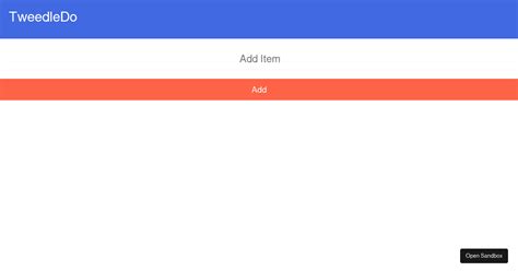 todo project codesandbox