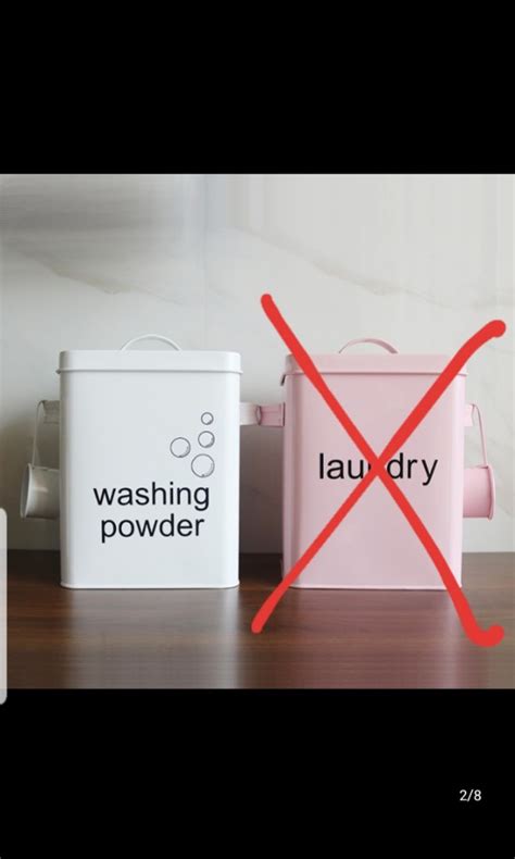 Bn Cute Detergent Powder Container Furniture And Home Living Cleaning And Homecare Supplies