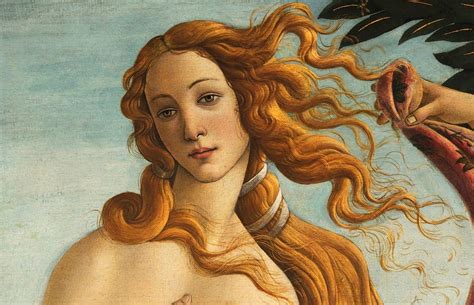 Nascita Di Venere Sandro Botticelli Particolare Del Volto Della Dea Data Di Realizzazione
