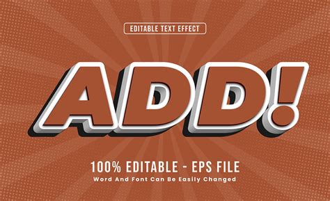 add editable text effect graphic by zhidayat · creative fabrica