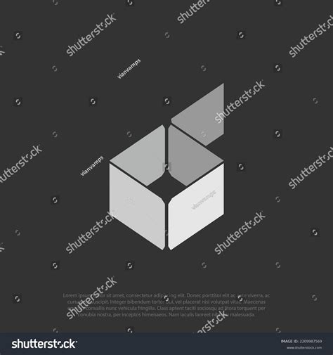 Cs Box Logo Letter Cs 3d Stock Vector Royalty Free 2209987569 Shutterstock