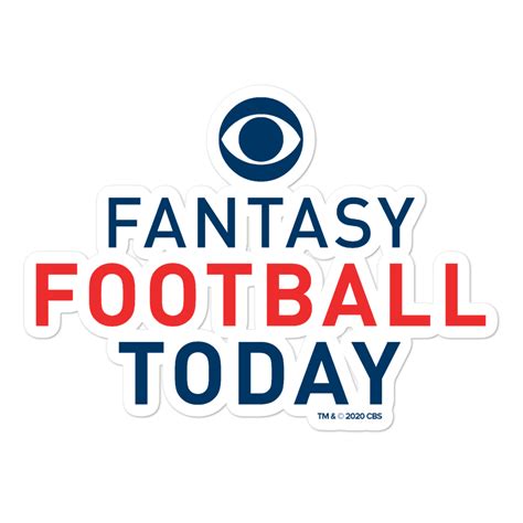 Fantasy Football Today Podcast Gestanzter Aufkleber Paramount Shop