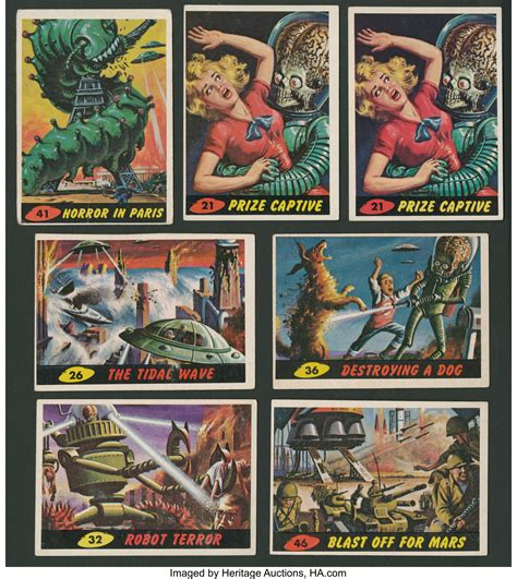 From Mars Attacks Cards 1962