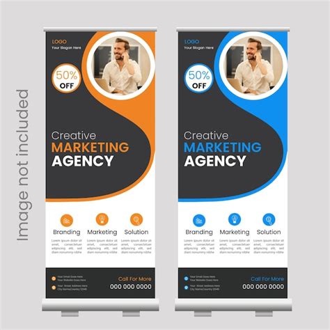 Premium Vector Modern And Professional Roll Up Template Design