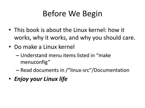 Introduction To The Linux Kernel Ppt Download