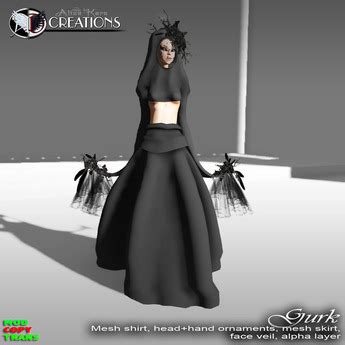 Second Life Marketplace Ad Gurk Mesh Dress 760