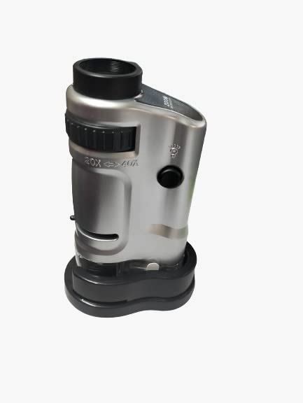 Lucky Store Zoom Microscopes 20x 40x Power Led Lighted Pocket