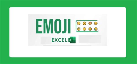 how to add emojis to an excel spreadsheet