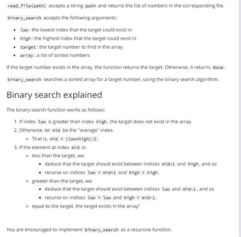 solved java8 programming binary search convert python3 code