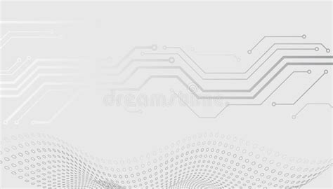 Hi Tech Communication Design Electronic Vector Illustration Stock