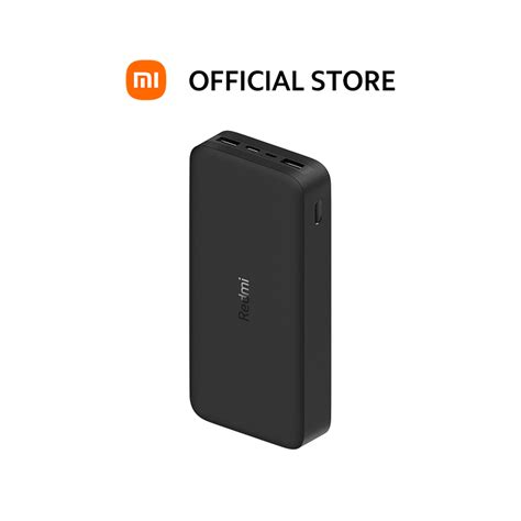 Redmi 18W Fast Charge Power Bank 20000mAh Black 74Wh High Capacity Two Way 18W Fast Charging