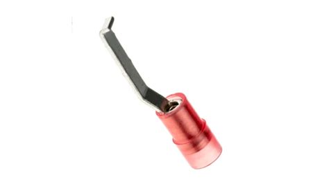Rs Pro Hooked Insulated Crimp Blade Terminal 17 4mm Blade Length 0