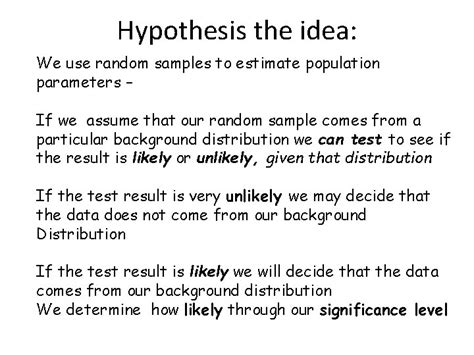 Hypothesis Significance Testing Using The Binomial Distribution Hypothesis