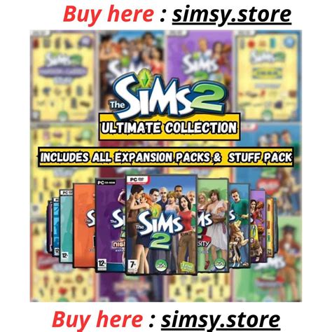The Sims 2 Complete Collection Complete Expansion Pack Etsy
