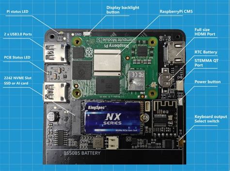 Hackberrypi Cm5 Is An Open Source Raspberry Pi Powered Handheld Pc With A Blackberry Keyboard