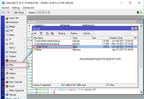 Mikrotik Export Import Mikrotik Sysadmin Blog