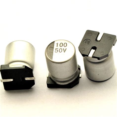 핫 Smd 알루미늄 전해 콘덴서 50v 100uf 볼륨 8 102mm 칩 커패시터20 에서핫 Smd 알루미늄
