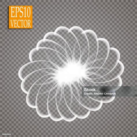 Ilustración De Juego De Magia Brillante Efecto De Rastro De Remolino De Chispa Aislado Sobre