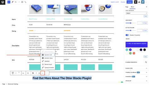 The Dynamic Link Feature Otter Features Library Themeisle Docs