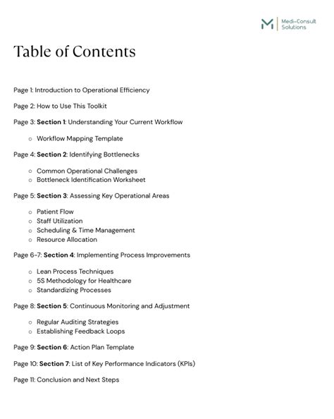 Operations Efficiency Audit Toolkit