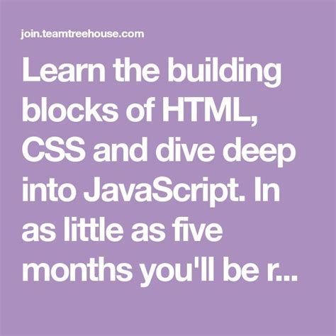 Learn Html Css And Javascript For A Full Stack Development Career