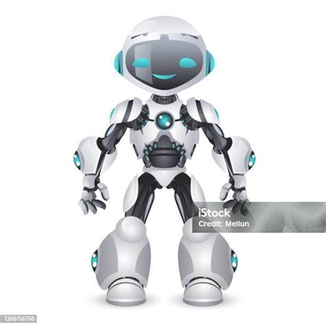 인공지능 로봇 기술 기계 미래 공상 과학 소설 디자인 3d 벡터 일러스트 로봇에 대한 스톡 벡터 아트 및 기타 이미지 로봇 완구류 모던 양식 Istock