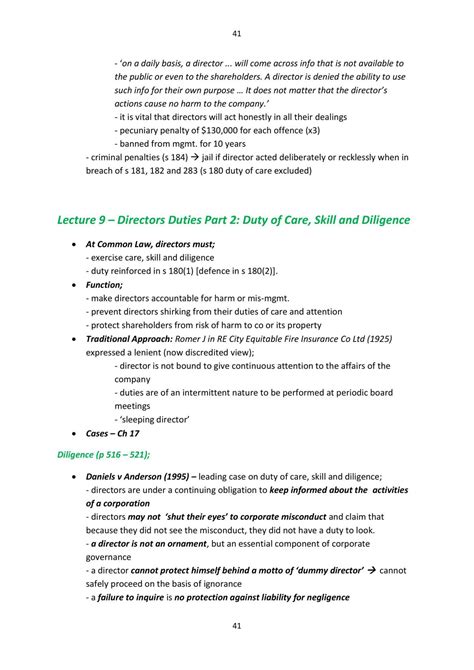 Complete Lecture Summaries Tabl2741 Business Entities Unsw