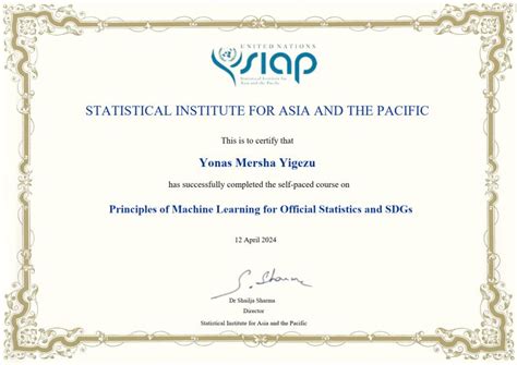Yonas Mersha On Linkedin Unitednations Siap Machinelearning Bigdata Officialstatistics