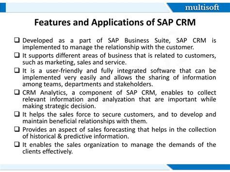 PPT SAP CRM Functional Training PowerPoint Presentation Free Download ID