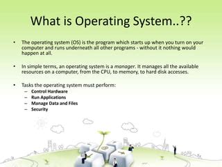 Unix Operating System PPTX