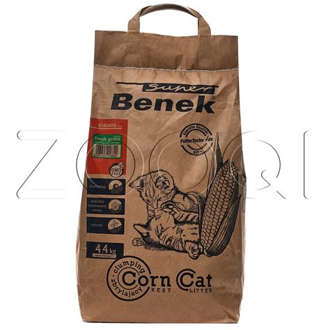 Super Benek Corn Cat Кукурузный наполнитель для кошачьего туалета ...