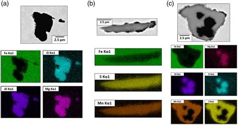 Bse Images And Their Corresponding Elemental Maps As Measured Using The