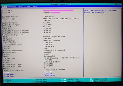 Bios Guide Framework Laptop 13 Framework Community