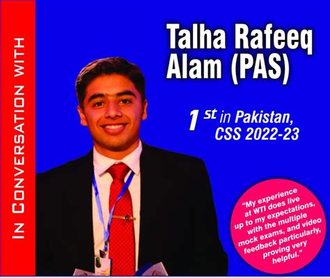 In Conversation With Talha Rafeeq Alam Pas Jahangirs World Times