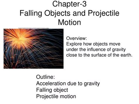 PPT Chapter 3 Falling Objects And Projectile Motion PowerPoint Presentation ID 6653155