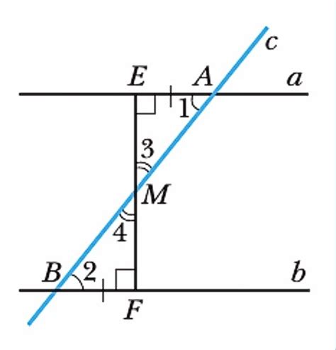 Глава 3 Параллельные прямые Сумма углов треугольника Теоремы по геометрии 7 класс Quizlet