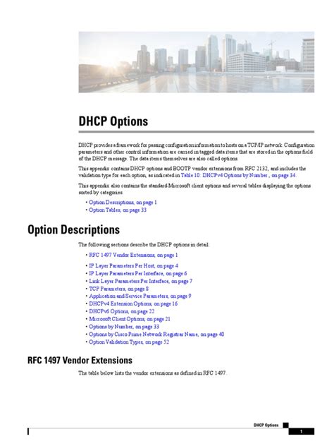 Dhcp Options Explained A Comprehensive Guide To Dhcp Configuration