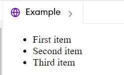 Unordered List Html Naukri Code