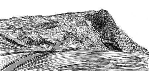Honister Crag Wainwright Esque Drawings Sketchport