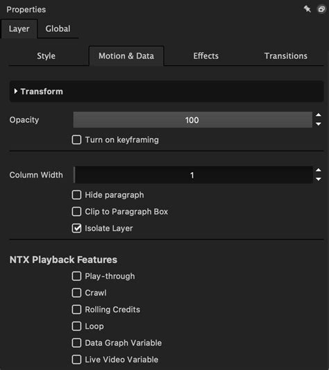 add transitions to design layers help center