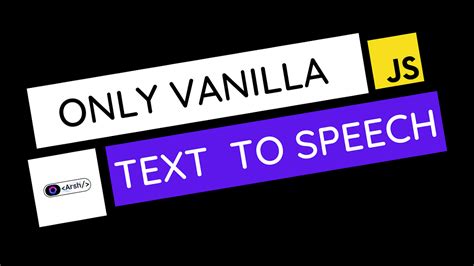 You Wont Believe Making A Simple Text To Speech Website Using Vanilla Javascript Would Be So