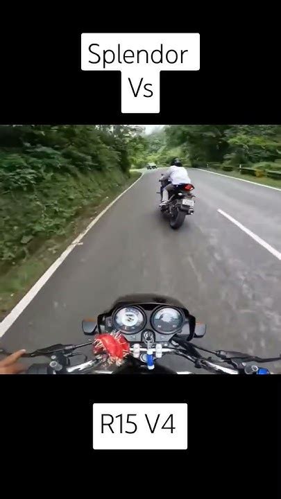 Lord splendor vs R15 V4 #motovlog #rider #vlog #gopro #automobile # ...
