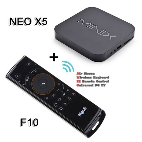 Bundle MINIX NEO X5 TV Box F10 Mele Fly Mouse Wireless Keyboard
